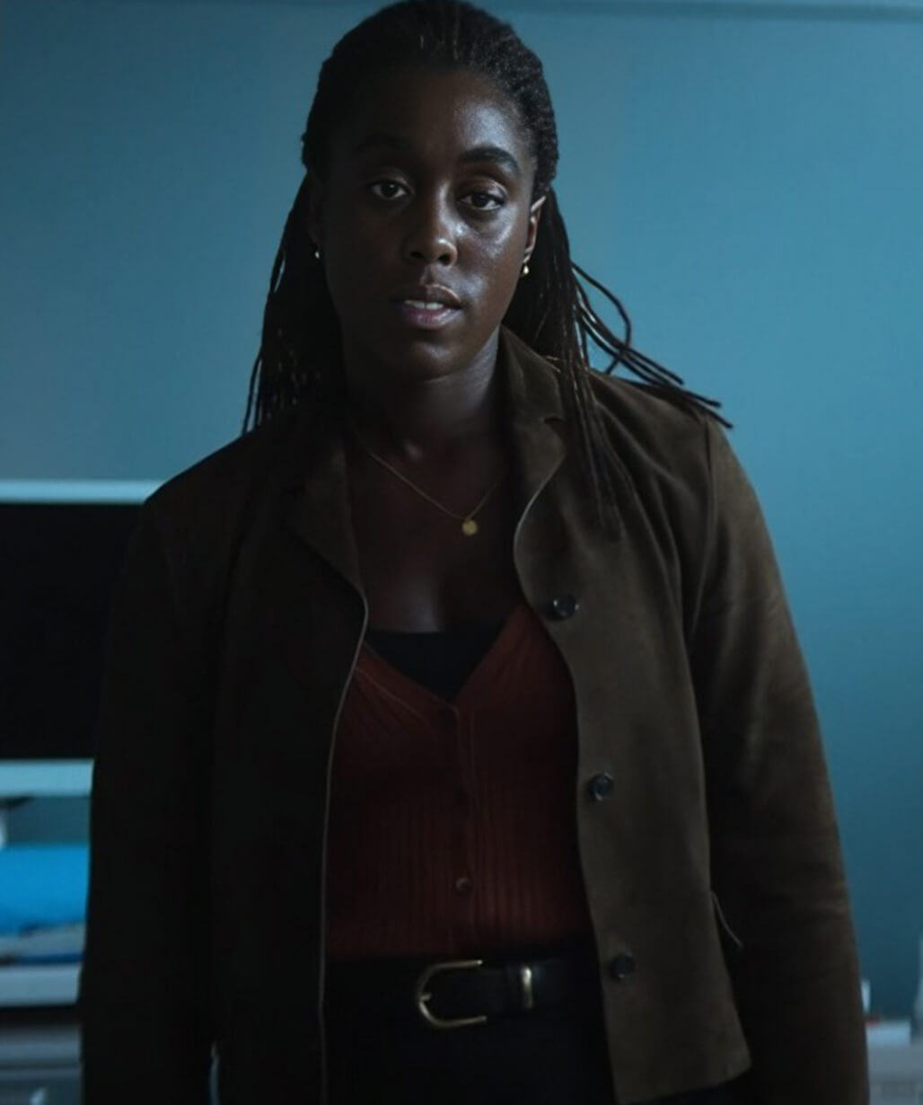 The Day of the Jackal S1 Bianca Pullman Brown Suede Jacket - USA ...
