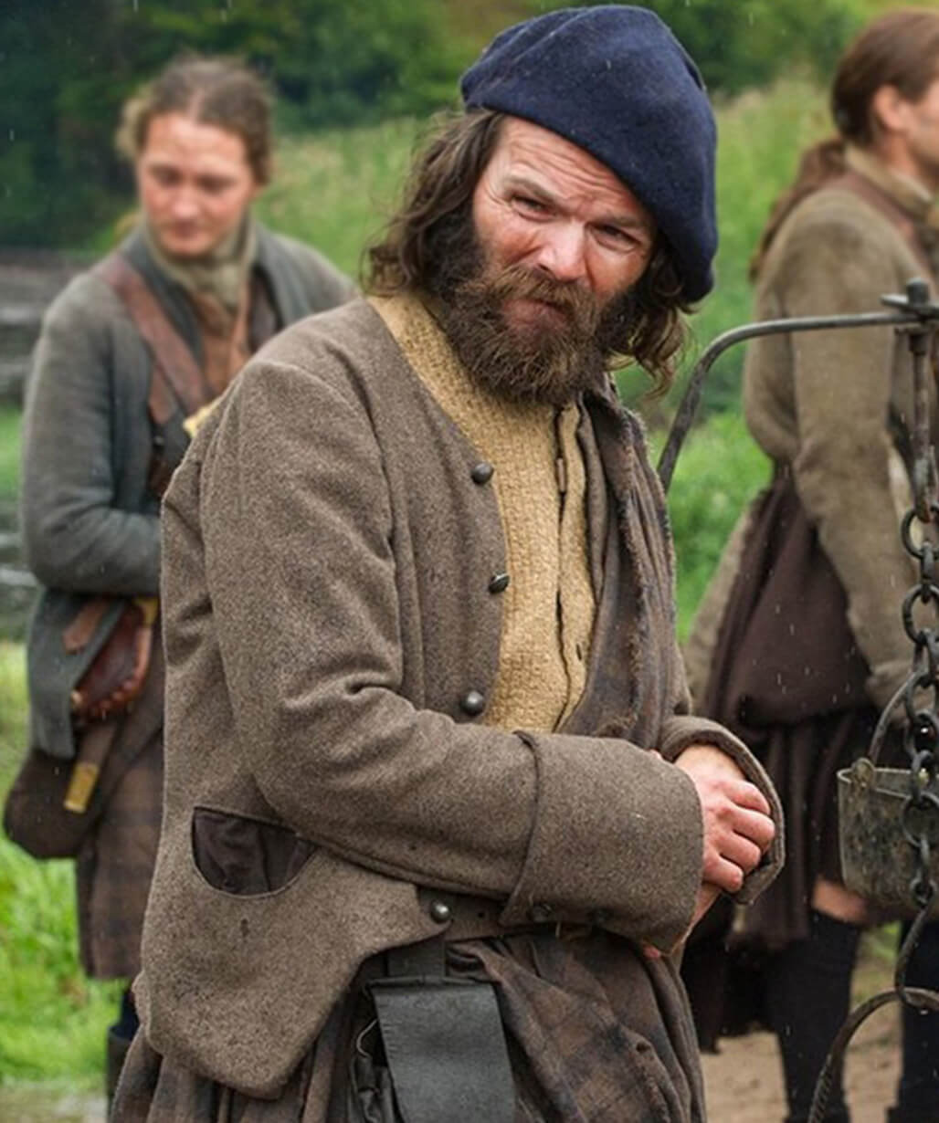 Angus Mhor Outlander Brown Wool Coat - USA Leather Factory