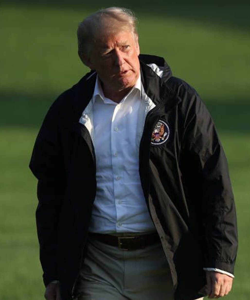 Donald Trump Black Hooded Jacket - USA Leather Factory