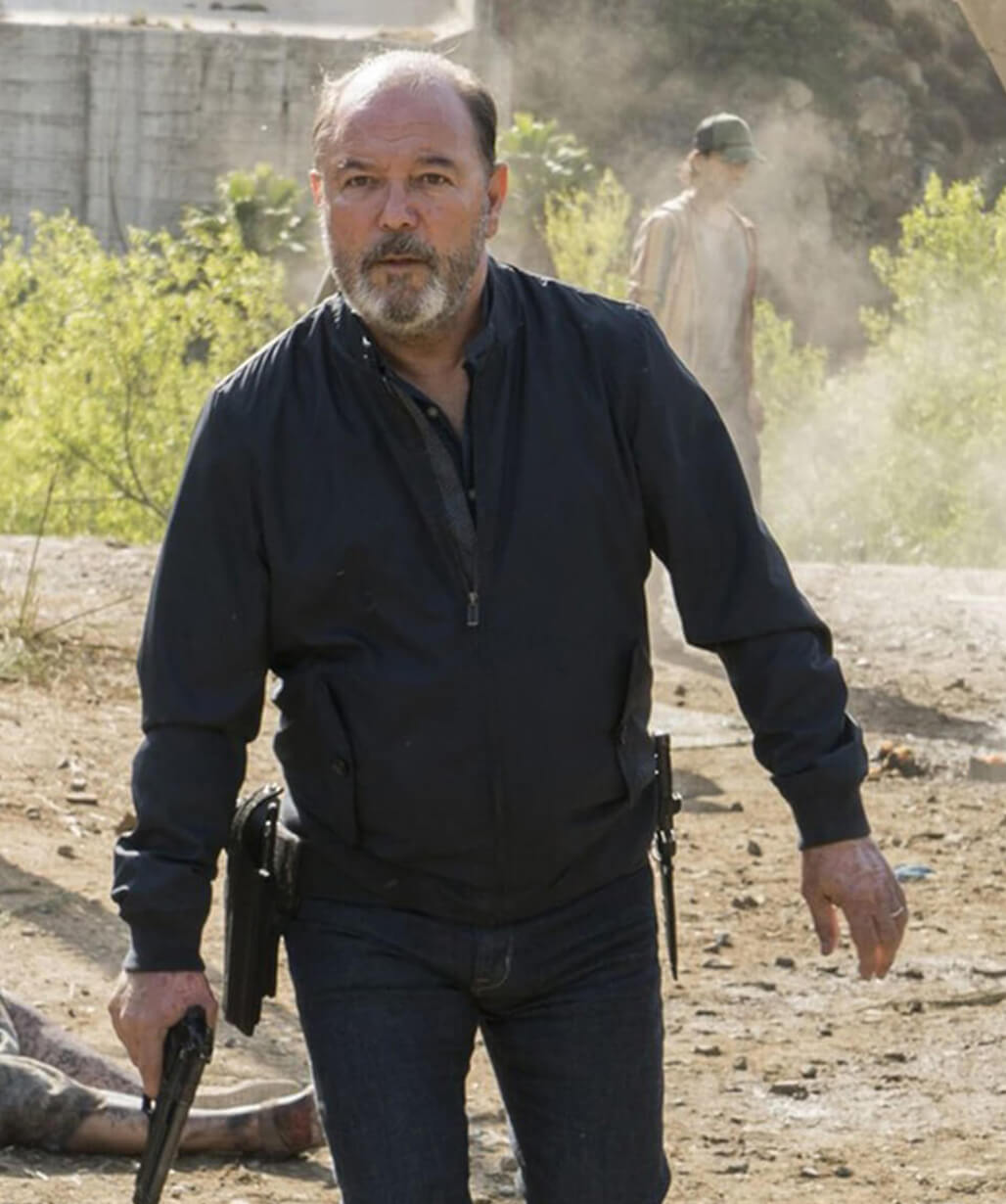 Fear the Walking Dead Daniel Salazar Blue Bomber Jacket