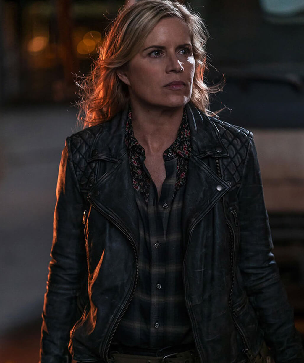 Fear the Walking Dead Madison Clark Biker Leather Jacket