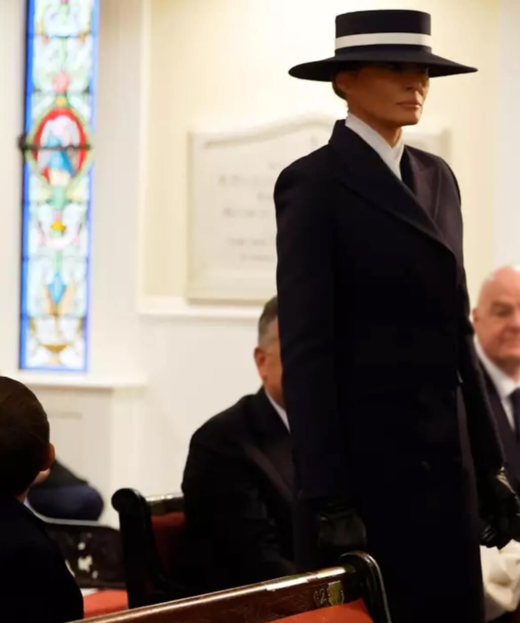 Melania Trump President Trump's Inauguration Day 2025 Coat