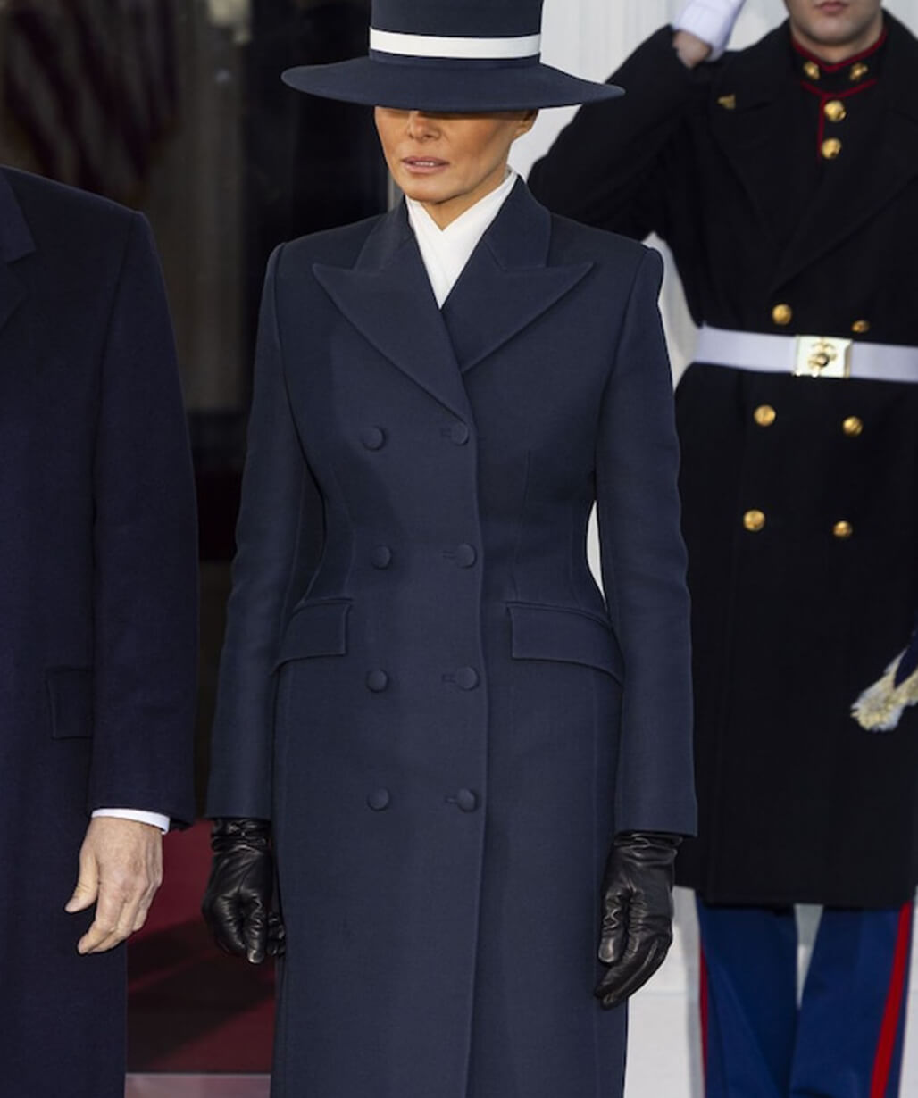 Melania Trump President Trump's Inauguration Day 2025 Coat