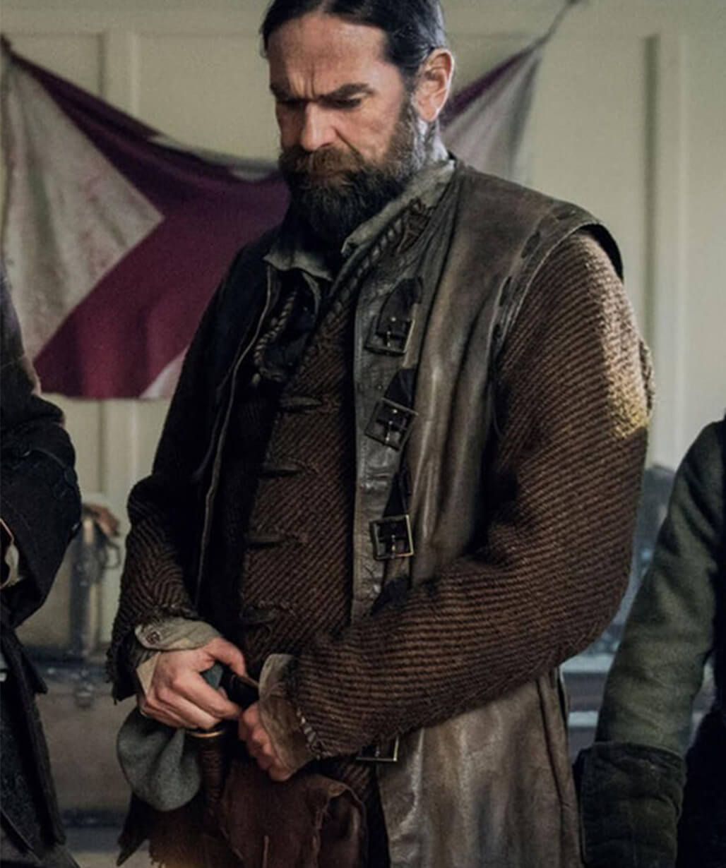 Murtagh Fitzgibbons Fraser Outlander Brown Leather Vest - USA Leather ...
