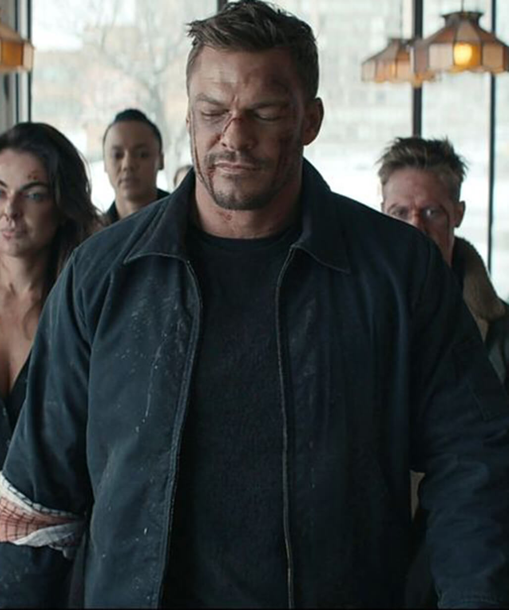 Reacher S2 Jack Reacher Black Cotton Jacket