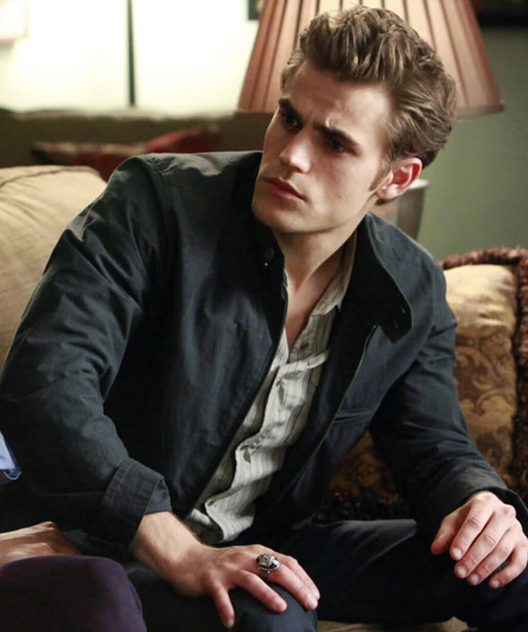 The Vampire Diaries Stefan Salvatore Black Cotton Jacket