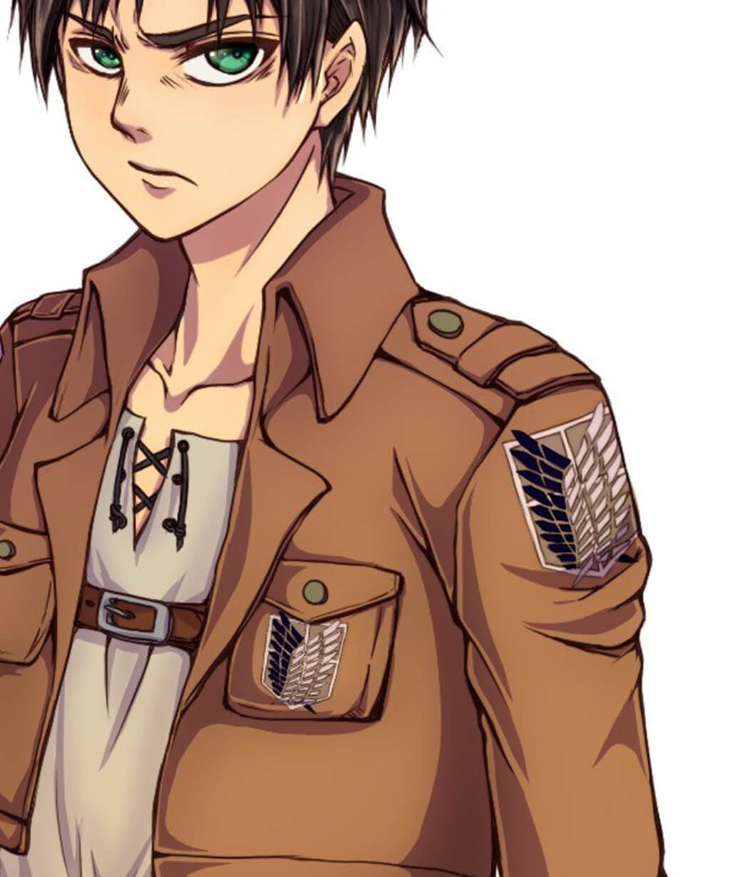 Attack On Titan 2013 Scout Regiment Brown Cropped Costume Jacket - USA ...
