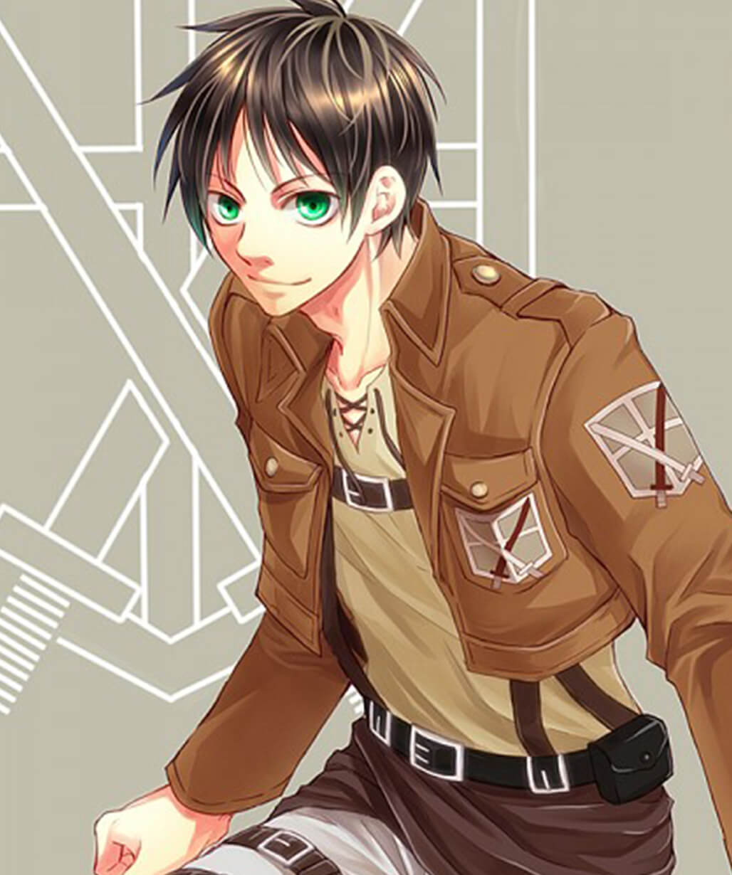 Attack On Titan 2013 Scout Regiment Brown Cropped Costume Jacket - USA ...