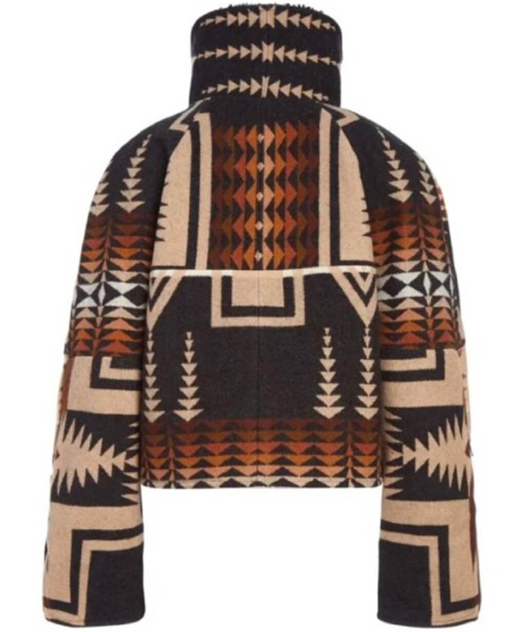 Beth Dutton Yellowstone Aviator Wool Jacket - USA Leather Factory