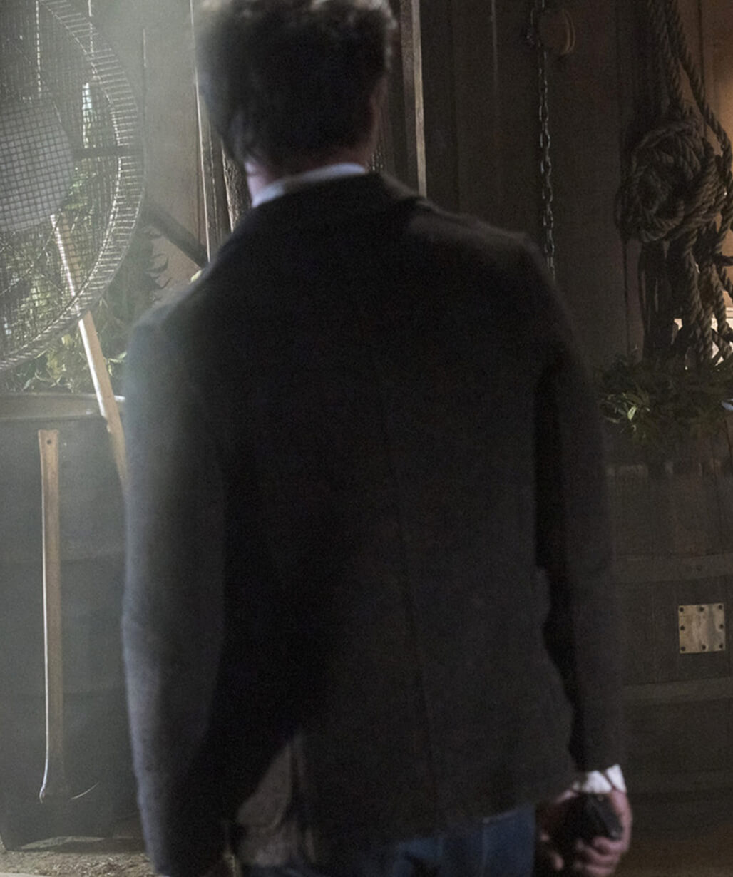Boyd Crowder Justified Black Wool Blazer - USA Leather Factory