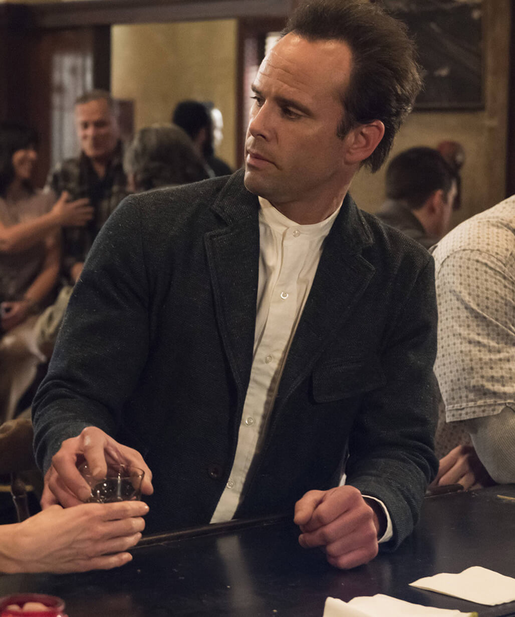 Boyd Crowder Justified Black Wool Blazer - USA Leather Factory