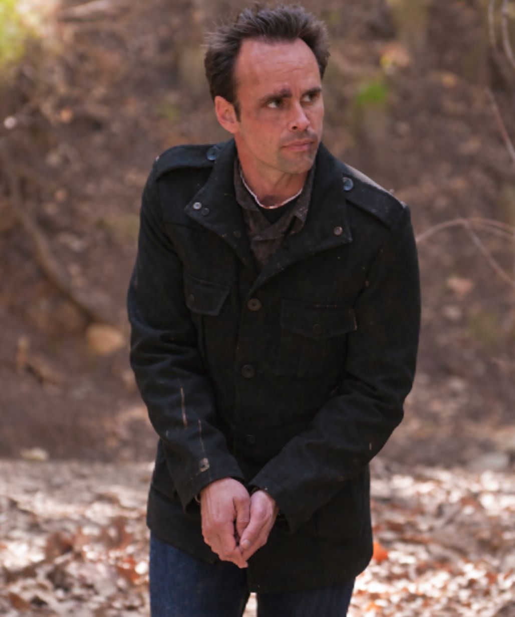 Boyd Crowder Justified Black Wool Coat - USA Leather Factory