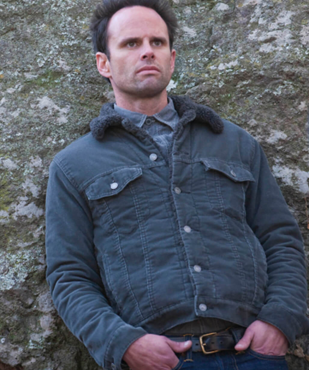 Boyd Crowder Justified Grey Jacket - USA Leather Factory