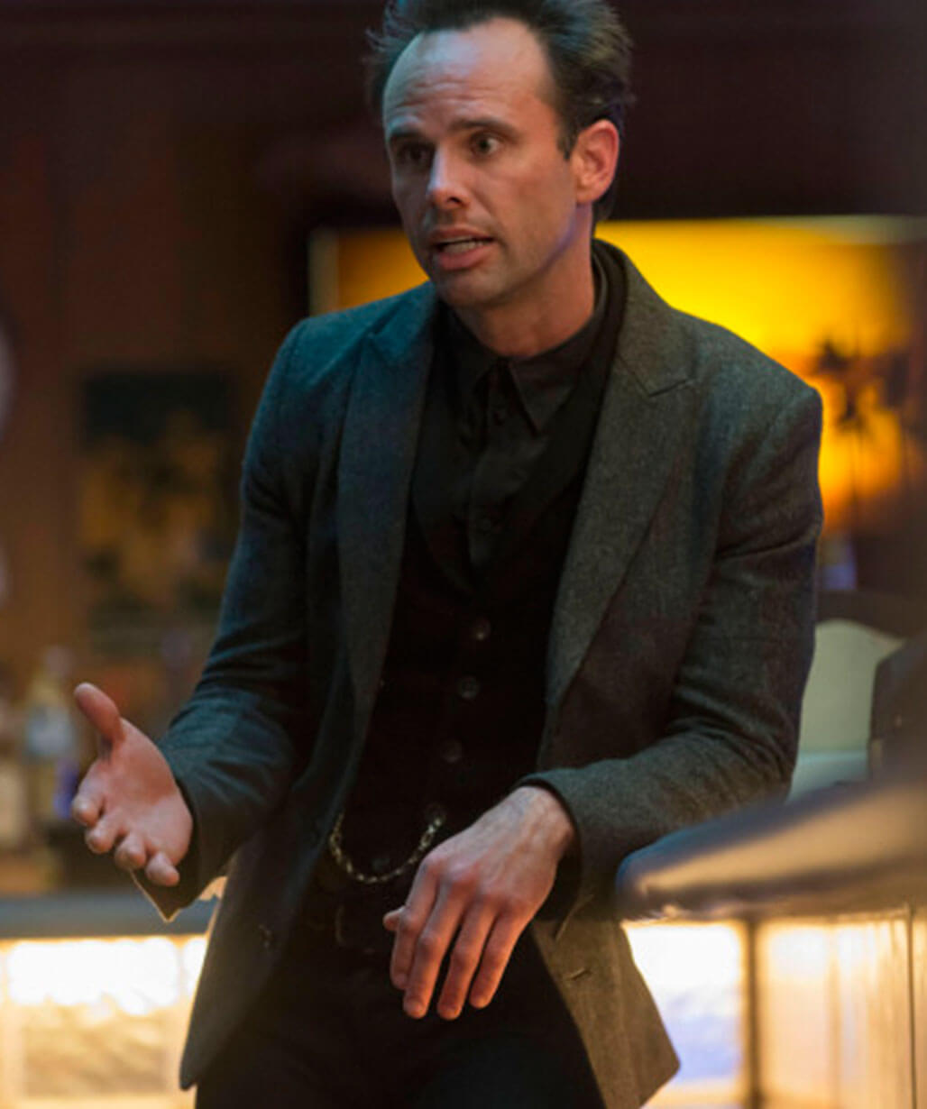 Boyd Crowder Justified Grey Wool Blazer - USA Leather Factory