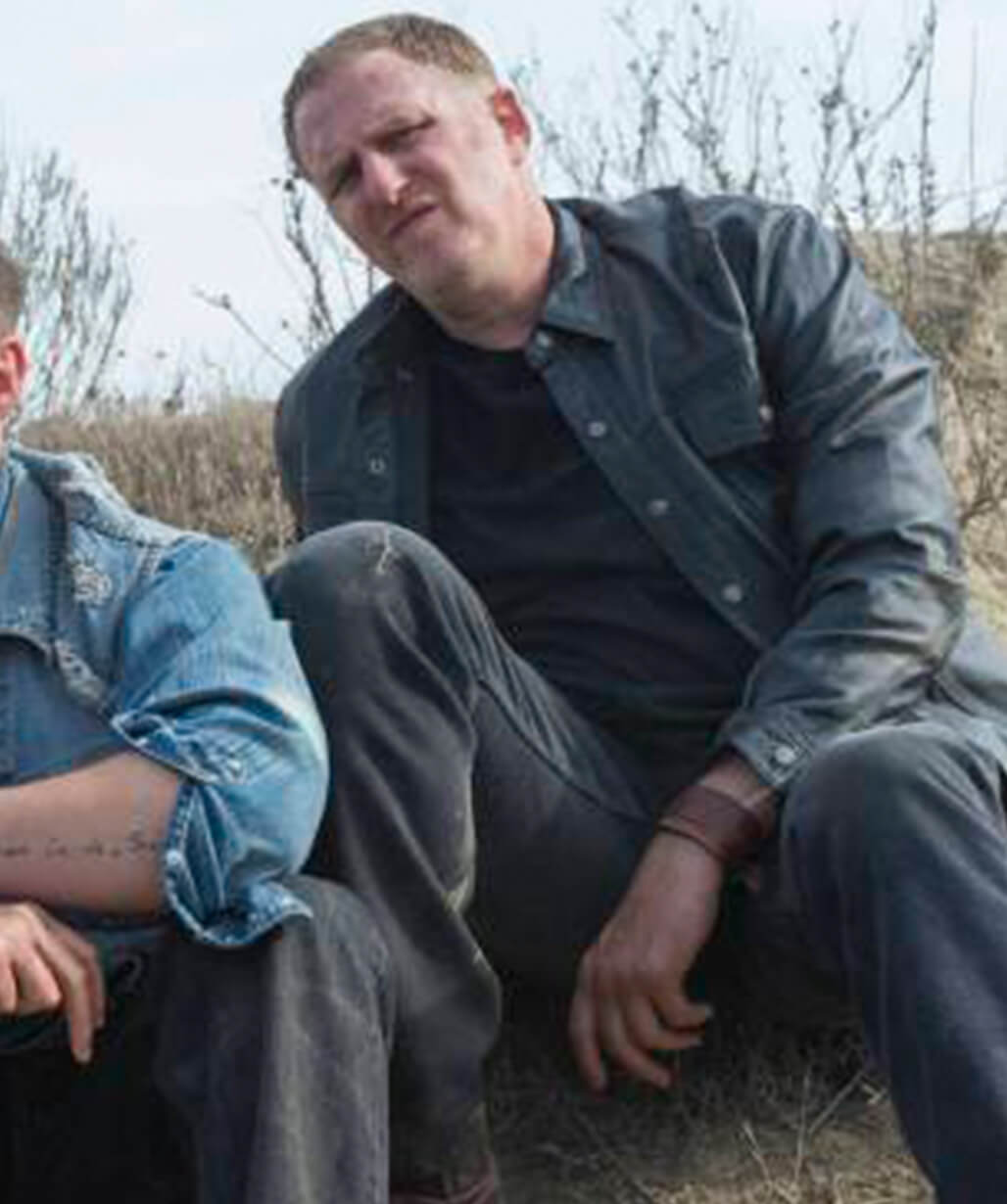 Daryl Crowe Jr Justified Black Leather Jacket