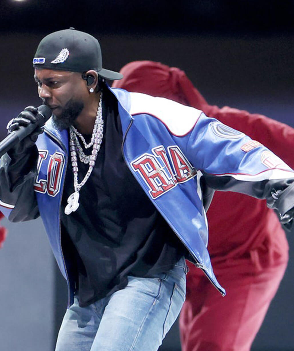 Kendrick Lamar Super Bowl 2025 Leather Jacket