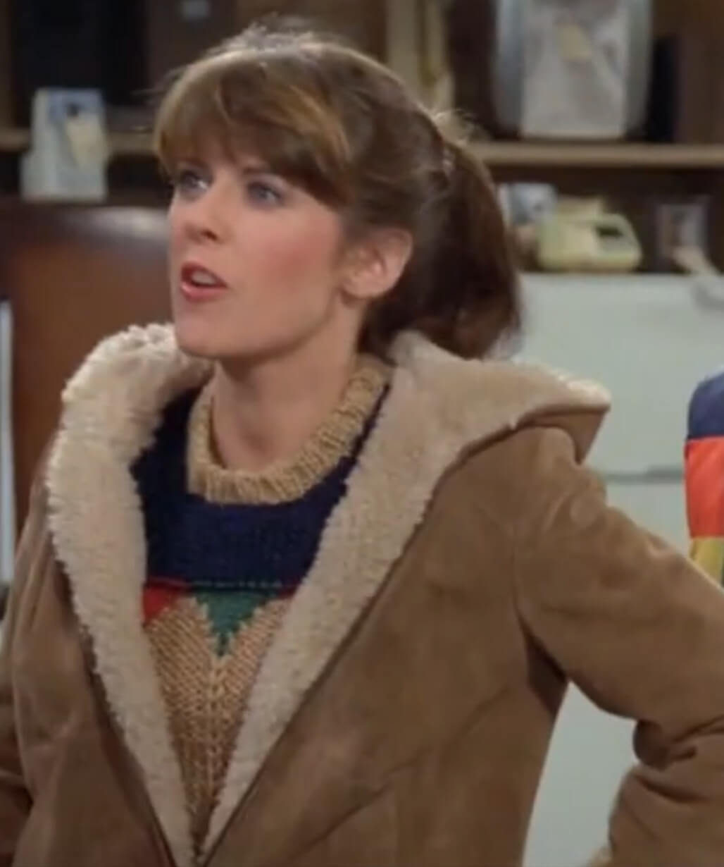 Mindy McConnell Mork & Mindy Brown Suede Jacket