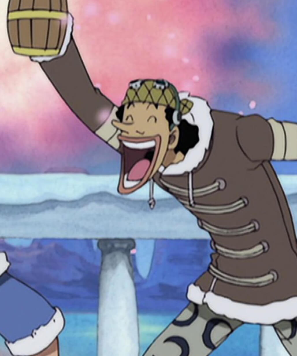 One Piece 1999 Usopp Brown Cotton Jacket - USA Leather Factory