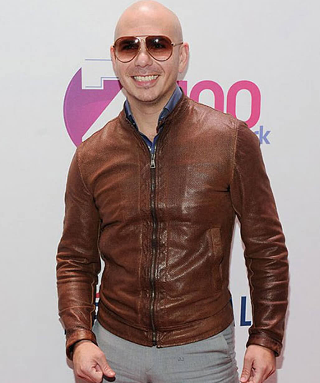 Pitbull Brown Leather Jacket - USA Leather Factory