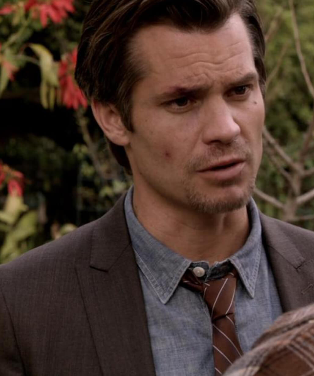 Raylan Givens Justified S01 Brown Blazer - USA Leather Factory