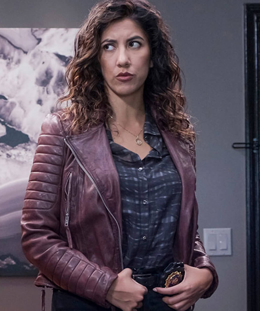 Rosa Diaz Brooklyn Nine-Nine Brown Leather Jacket