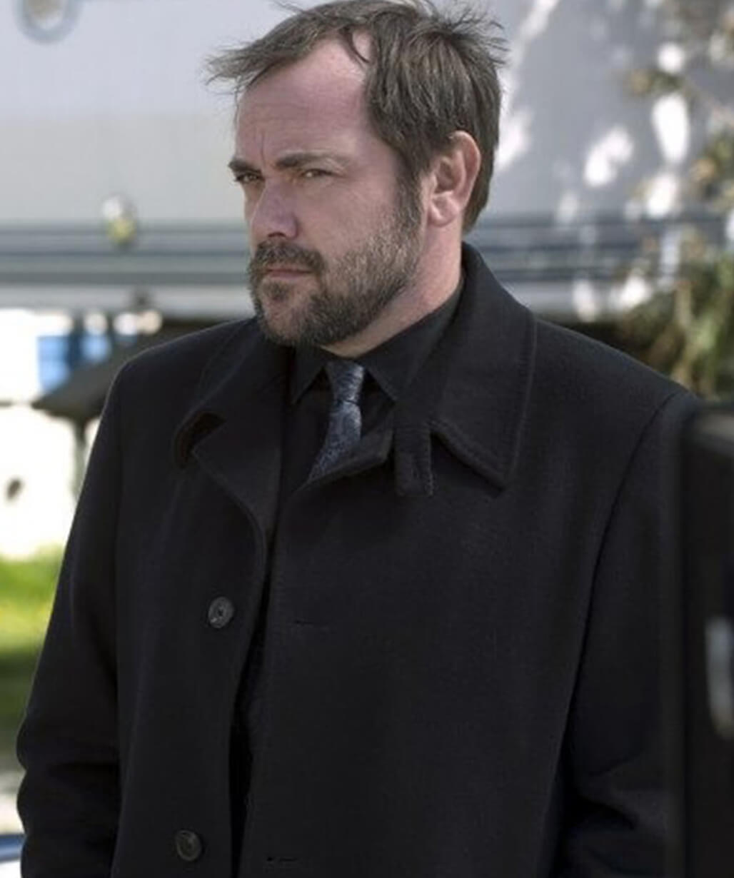 Supernatural Hell Crowely Black Wool Coat