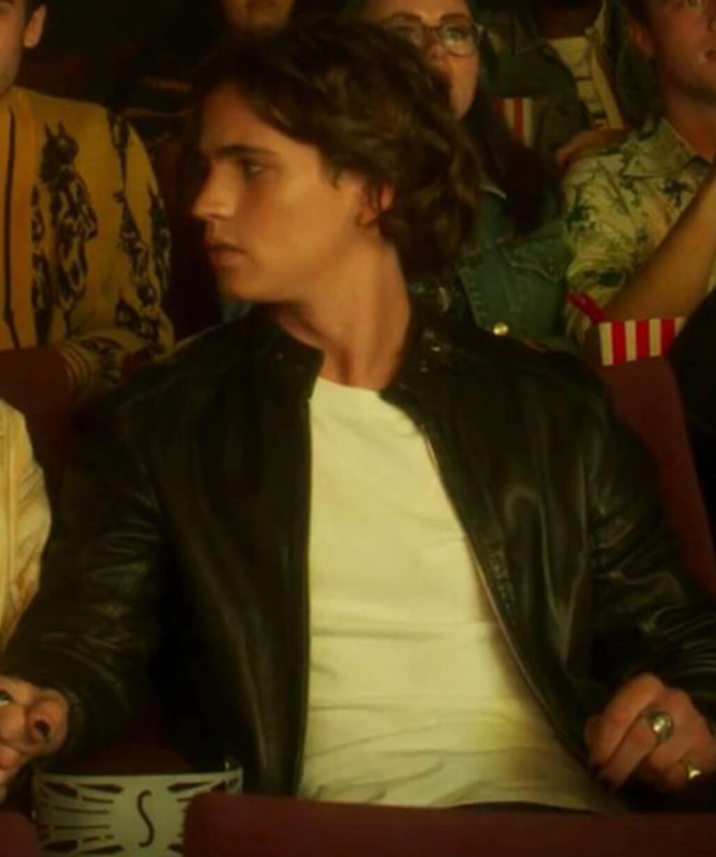 Tanner Buchanan How to Date Billy Walsh 2024 Black Leather Jacket - USA ...