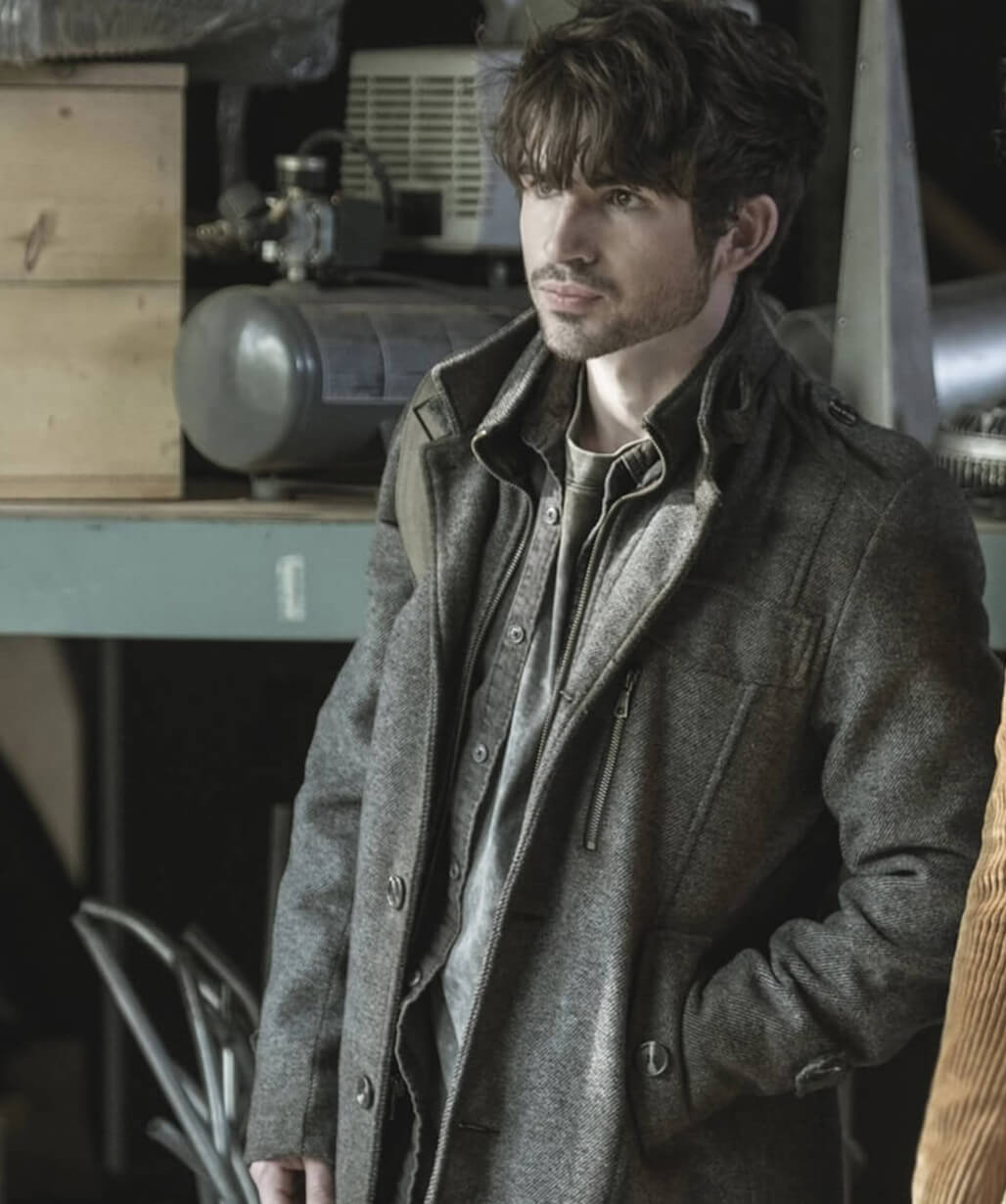 The Walking Dead World Beyond Percy Brown Wool Jacket
