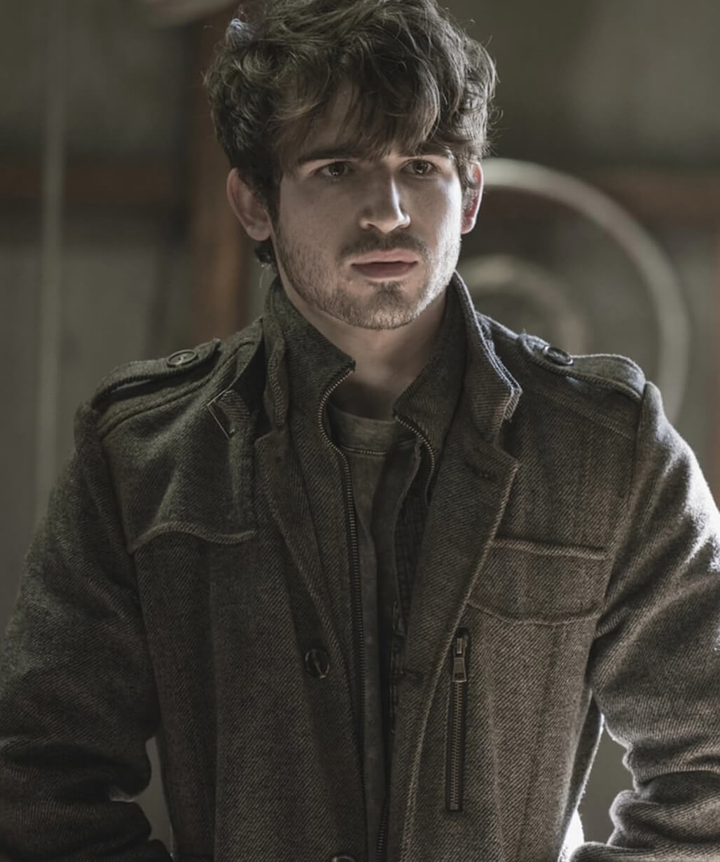 The Walking Dead World Beyond Percy Brown Wool Jacket