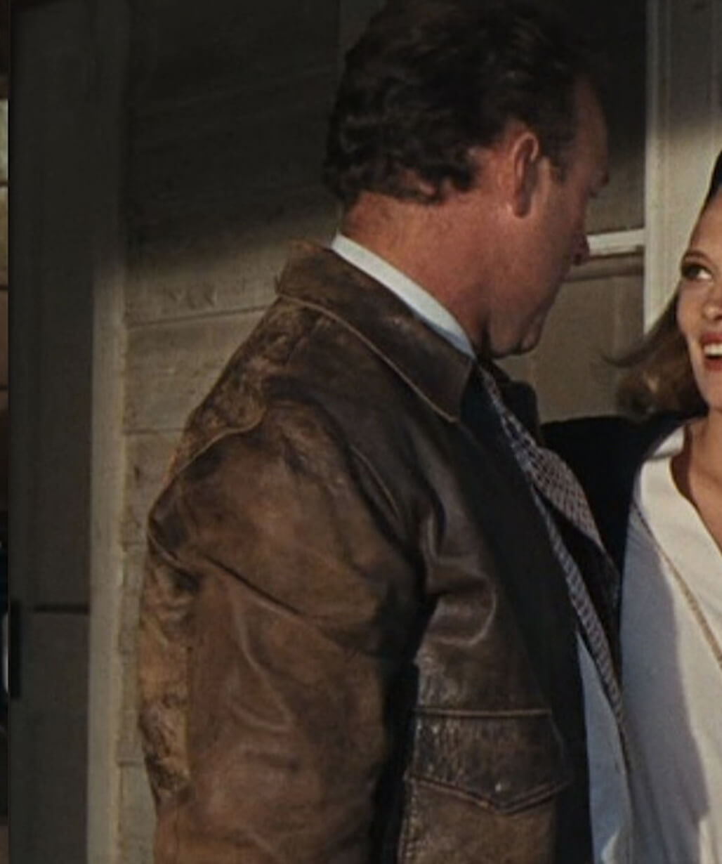 Gene Hackman Hoosiers 1986 Coach Norman Dale Leather Jacket