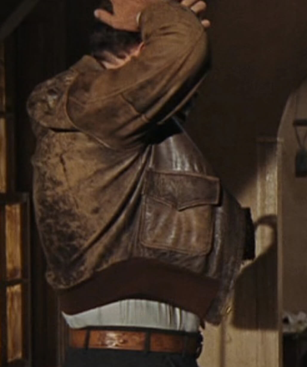 Gene Hackman Hoosiers 1986 Coach Norman Dale Leather Jacket