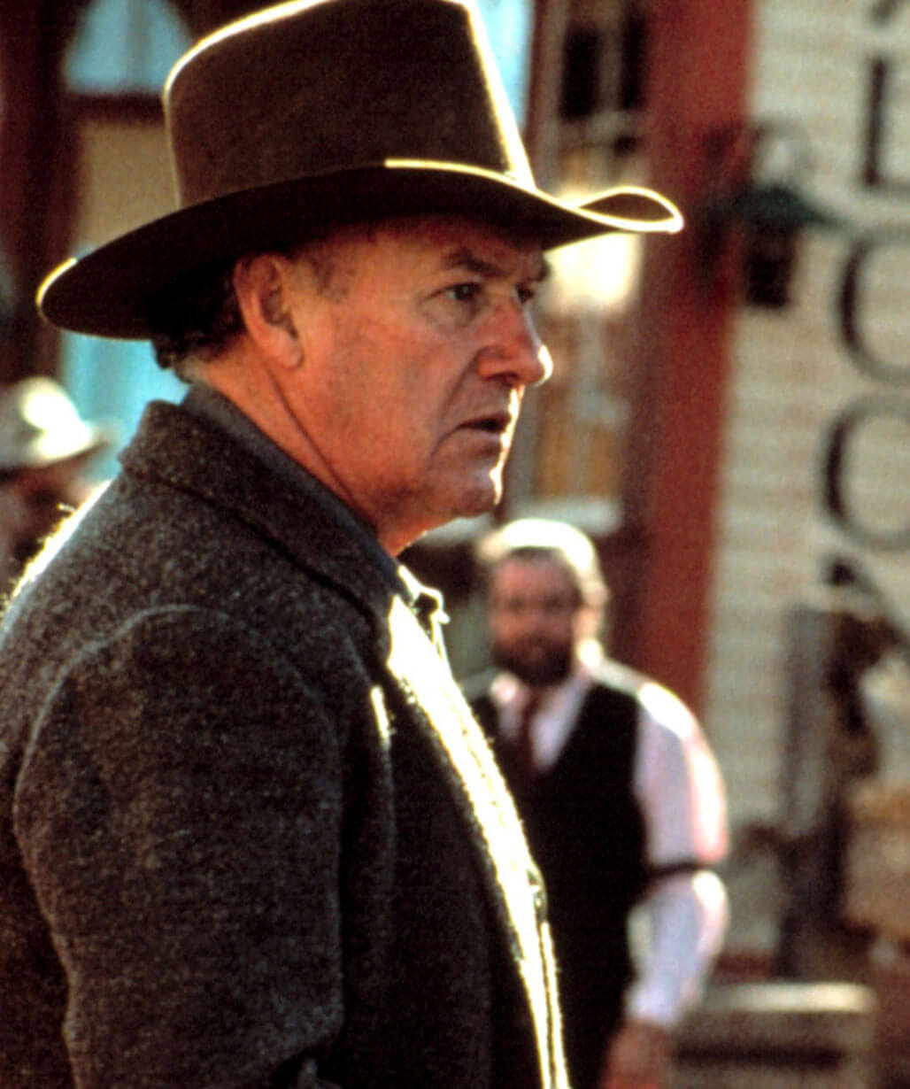 Gene Hackman Unforgiven 1992 Grey Coat - USA Leather Factory