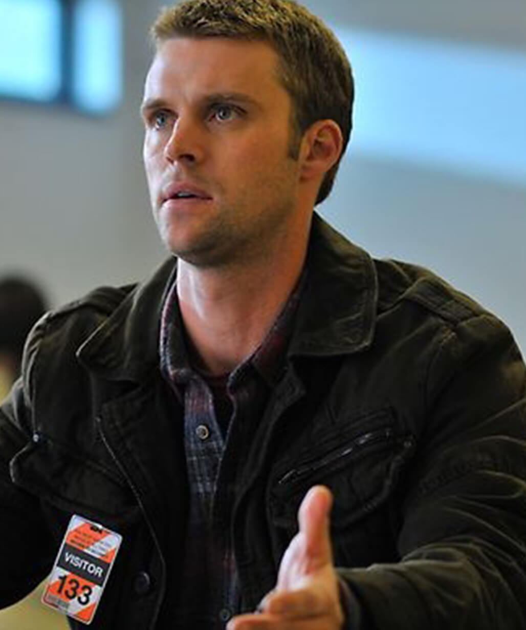 Matthew Casey Chicago Fire Black Jacket - USA Leather Factory