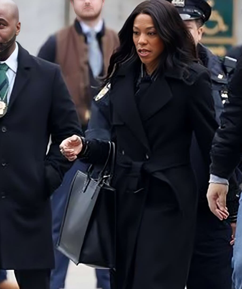 Nikki M. James Daredevil: Born Again 2025 Black Wool Coat - USA Leather Factory