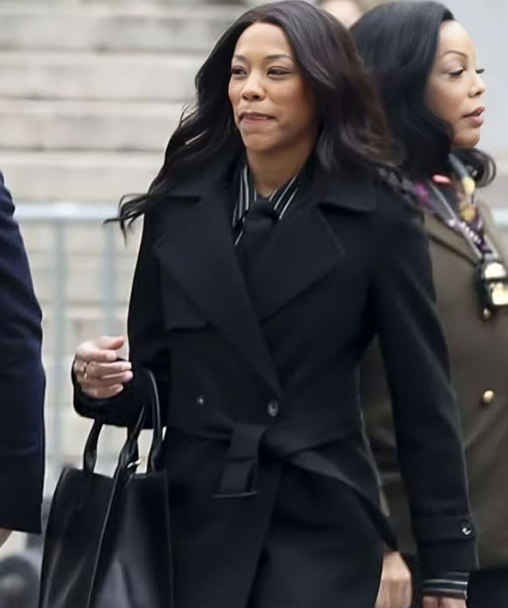 Nikki M. James Daredevil: Born Again 2025 Black Wool Coat - USA Leather Factory