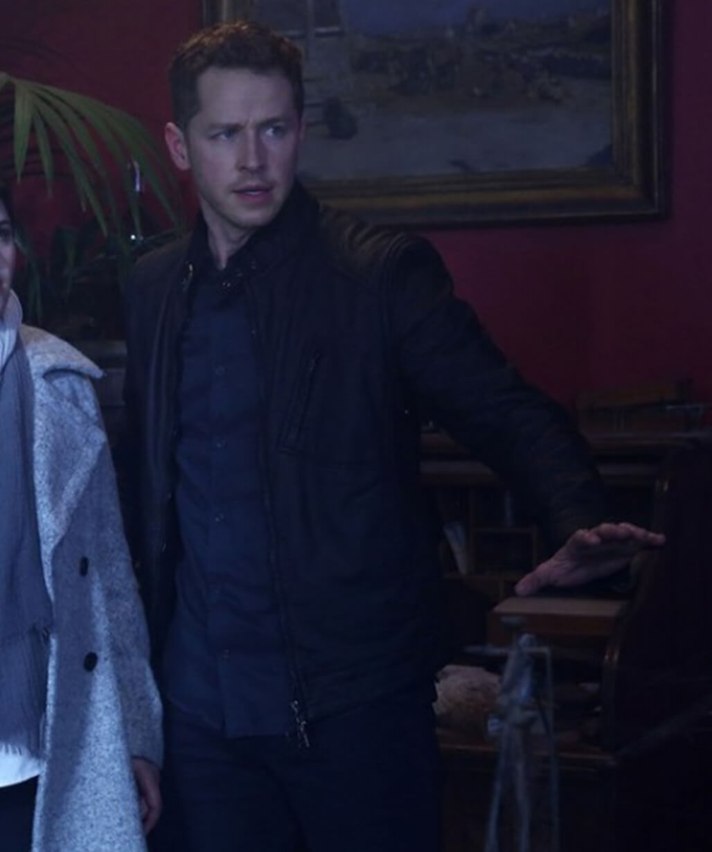 Once Upon a Time S6 David Nolan Black Leather Jacket