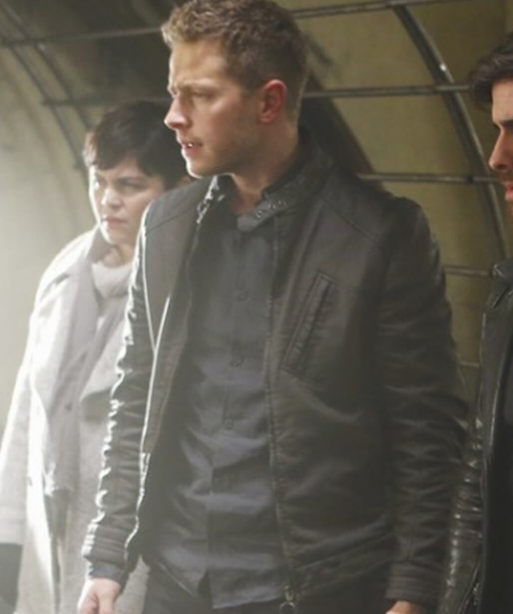 Once Upon a Time S6 David Nolan Black Leather Jacket