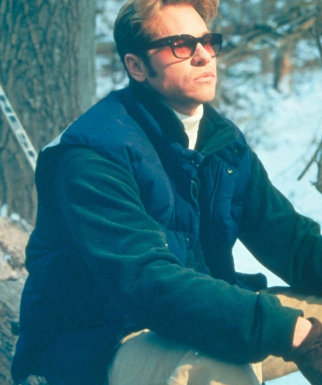 Val Kilmer At First Sight Blue Puffer Vest - USA Leather Factory