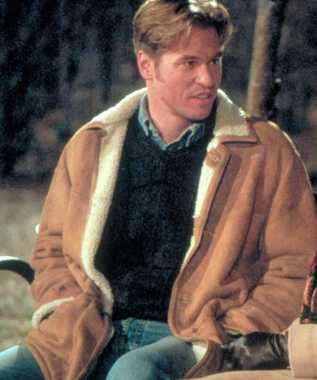 Val Kilmer At First Sight Brown Suede Jacket