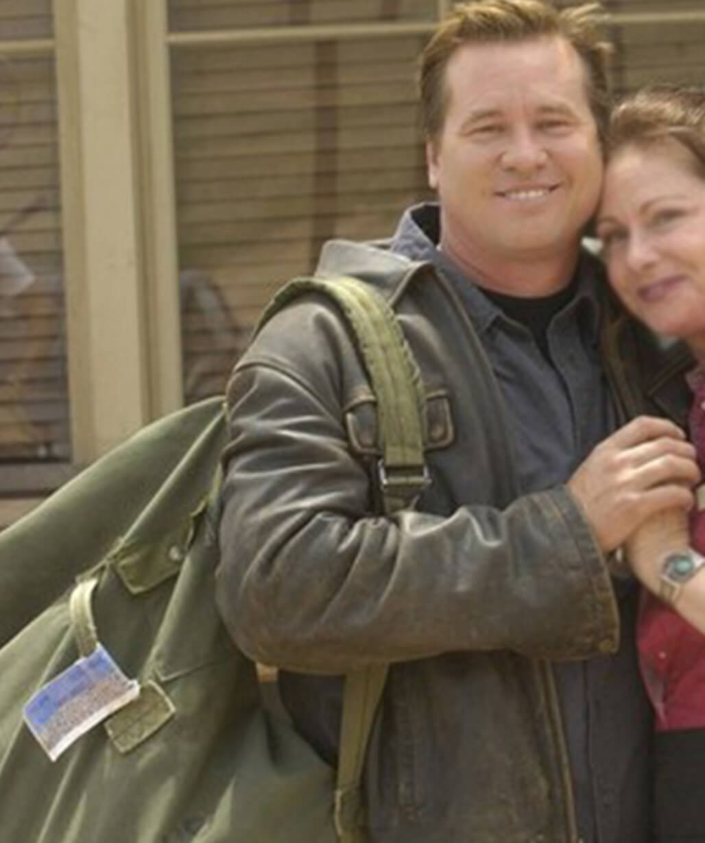 Val Kilmer Conspiracy Black Leather Jacket