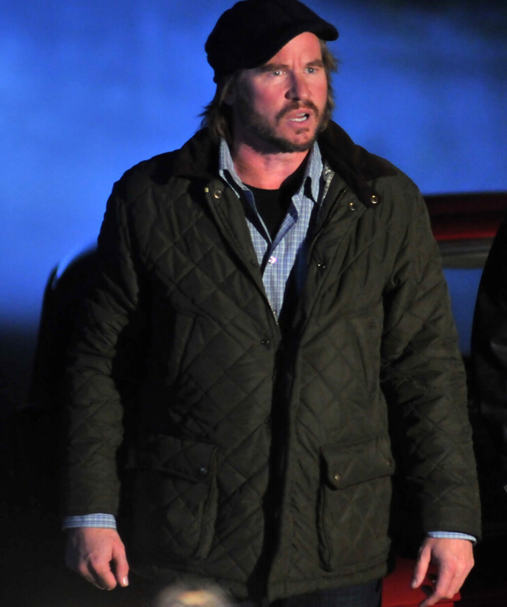 Val Kilmer Double Identity Green Puffer Jacket