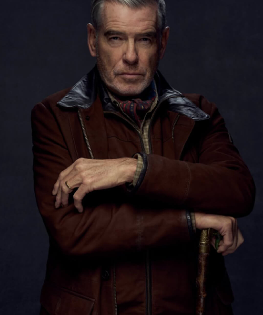 Conrad Harrigan MobLand Brown Suede Jacket