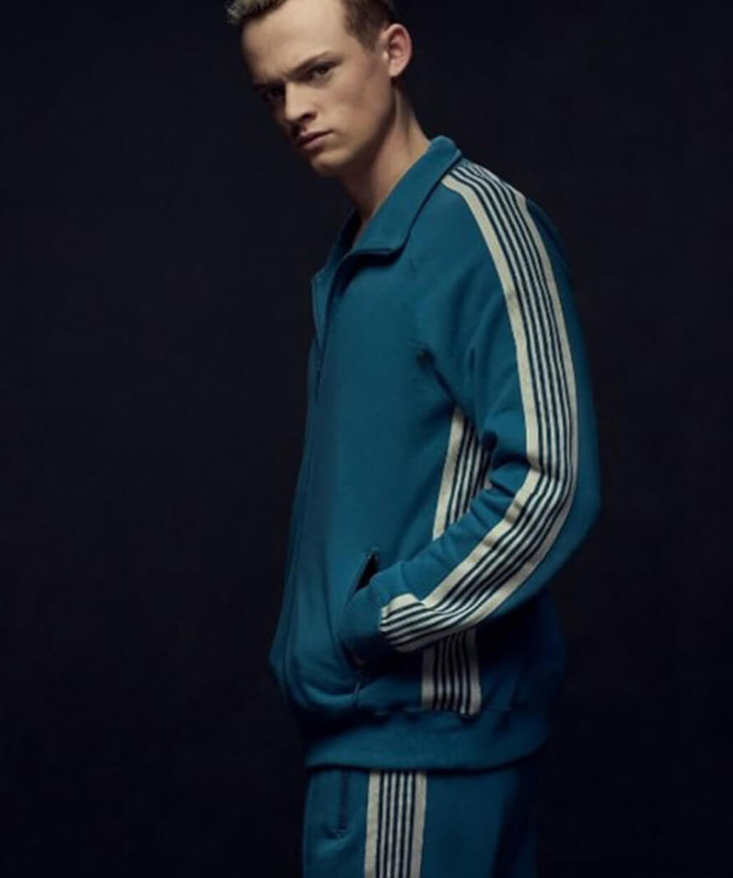 Eddie Harrigan MobLand Blue Tracksuit - USA Leather Factory