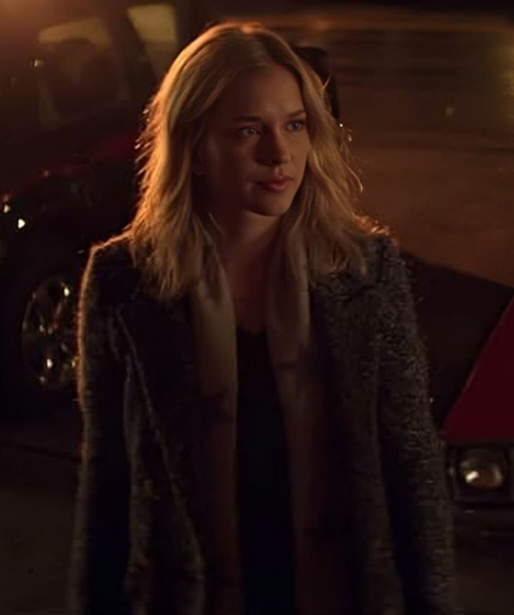 Elizabeth Lail You S01 Beck Long Coat - USA Leather Factory