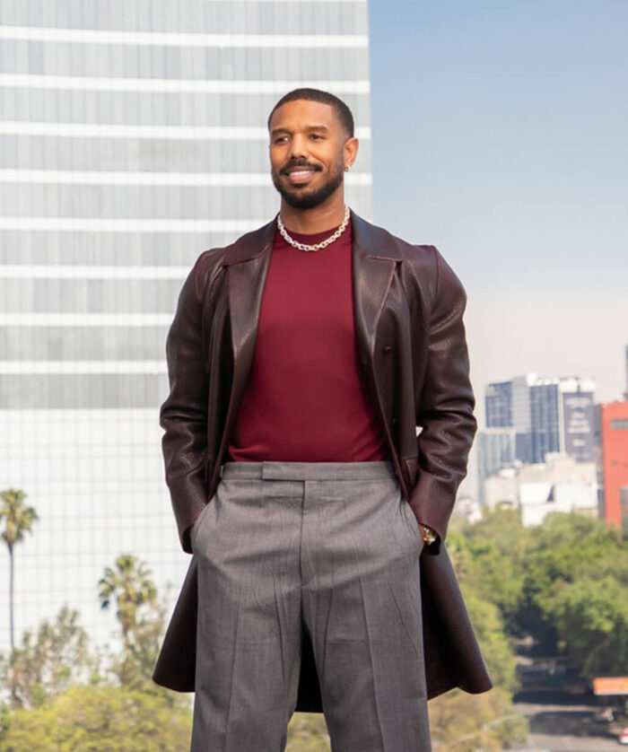 Sinners 2025 Premiere Michael B. Jordan Leather Coat - USA Leather Factory