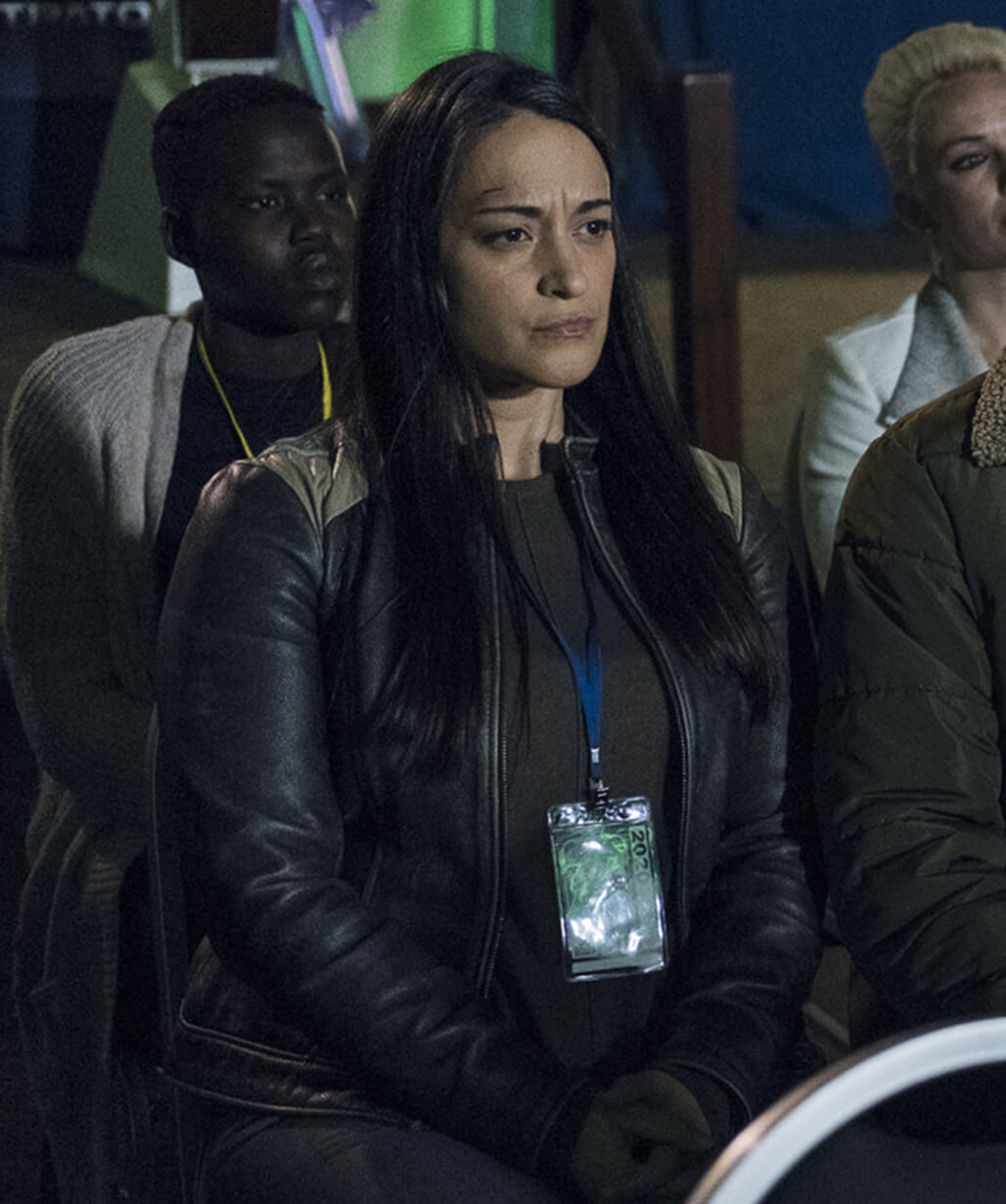 Asta Twelvetrees Resident Alien Black Leather Jacket