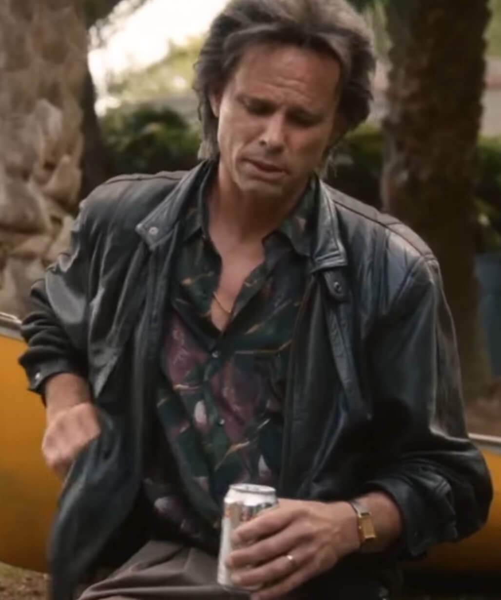 Baby Billy The Righteous Gemstones Black Leather Jacket