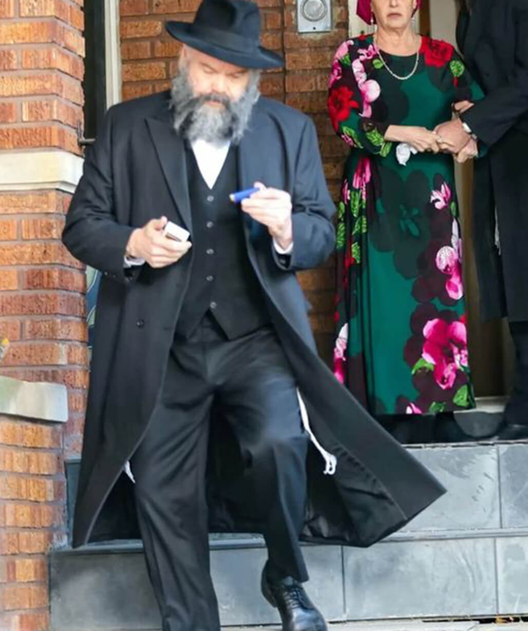 Caught Stealing 2025 Shmully Black Wool Coat