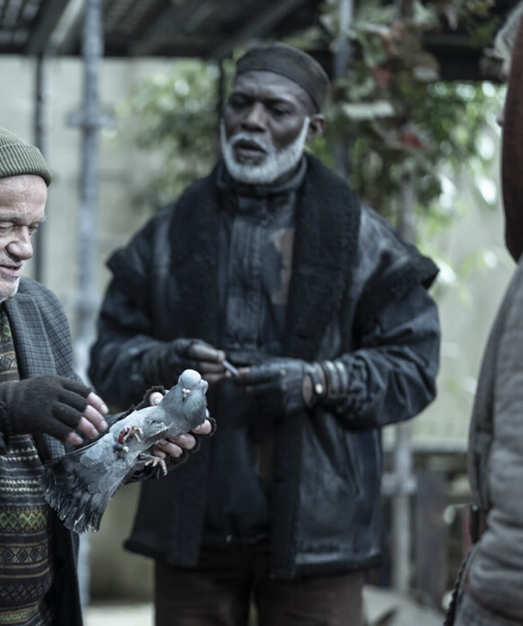 Fallou Boukar The Walking Dead Daryl Dixon S01 Leather Coat