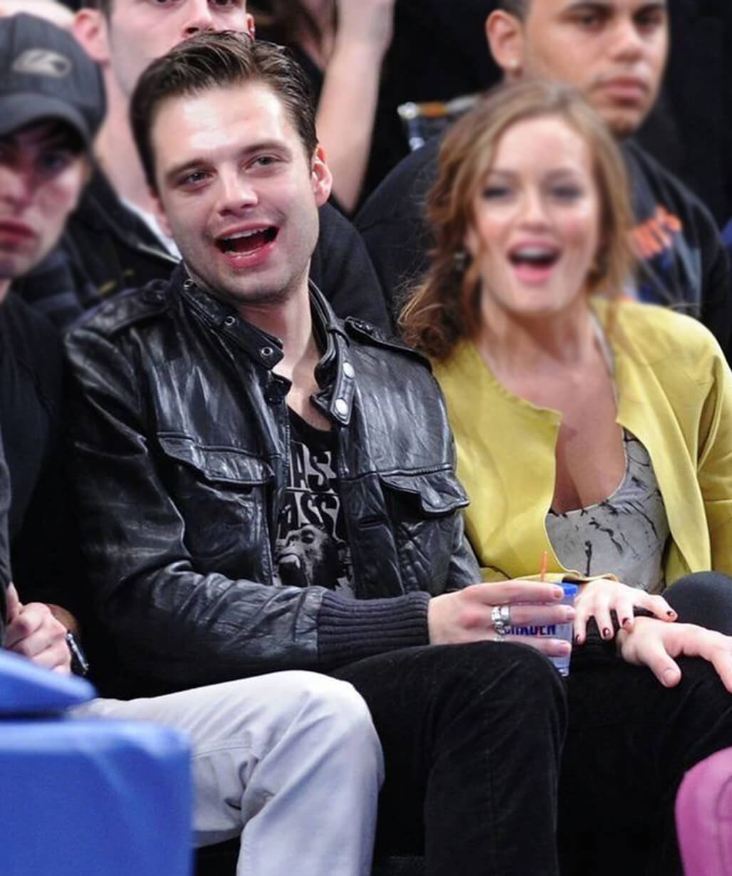 Sebastian Stan Gossip Girl Carter Baizen Leather Jacket